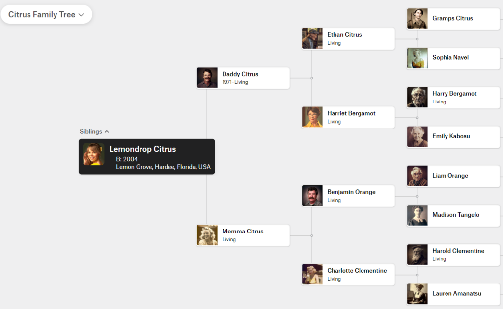 Home Person on Your Family Tree | Storied